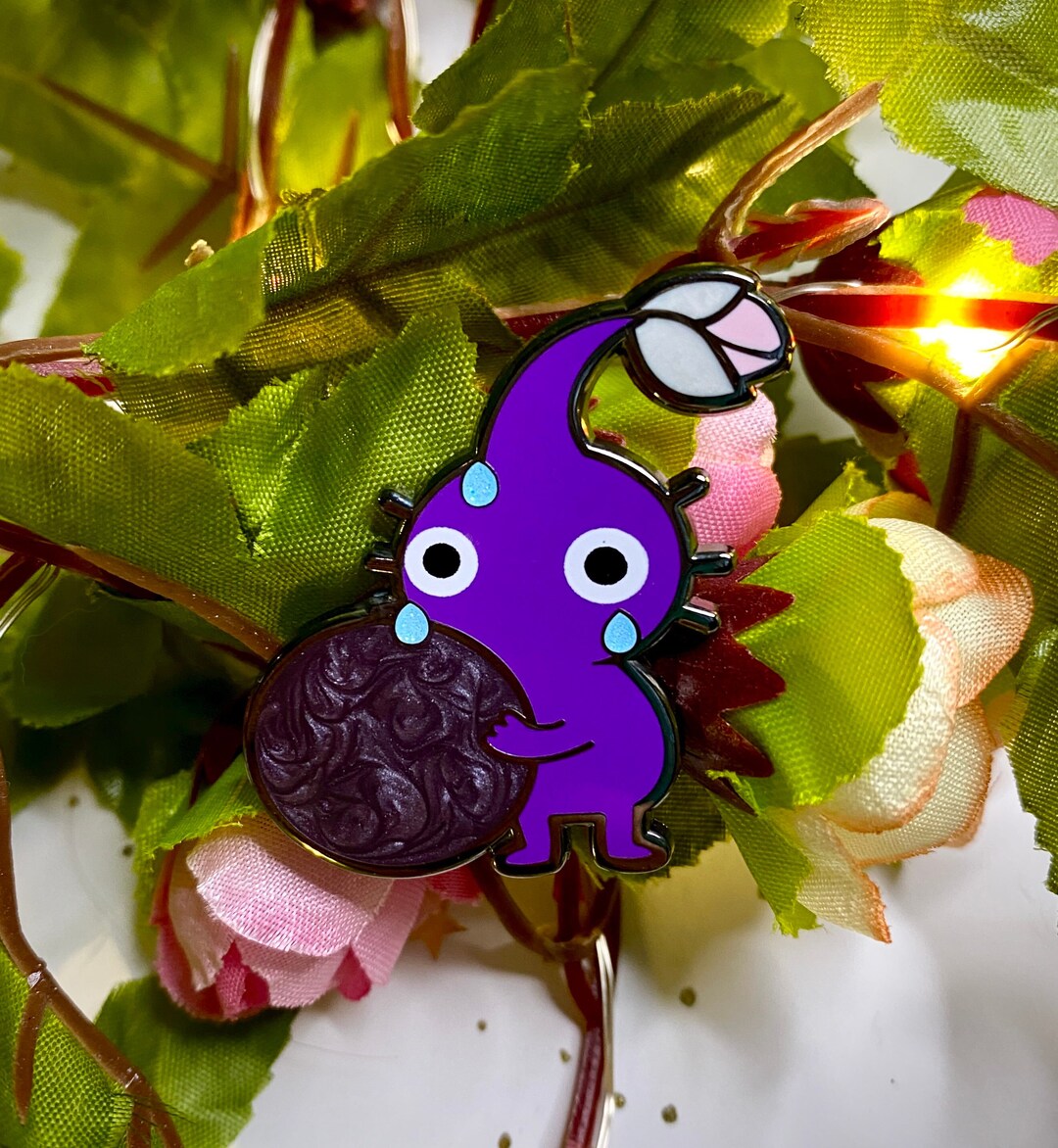 Purple Pikmin Inspired Hard Enamel Pin - Etsy