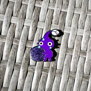 Purple Pikmin Inspired Hard Enamel Pin - Etsy