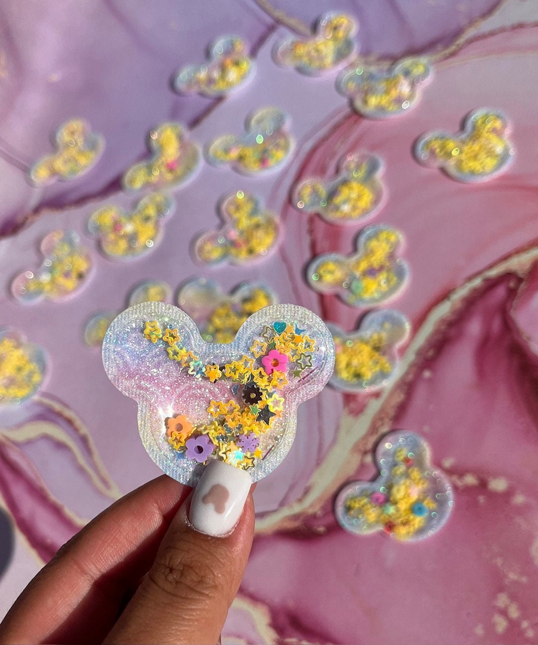 Disney Patch Sequence Mickey Head Patch Backpack Decoration - Etsy