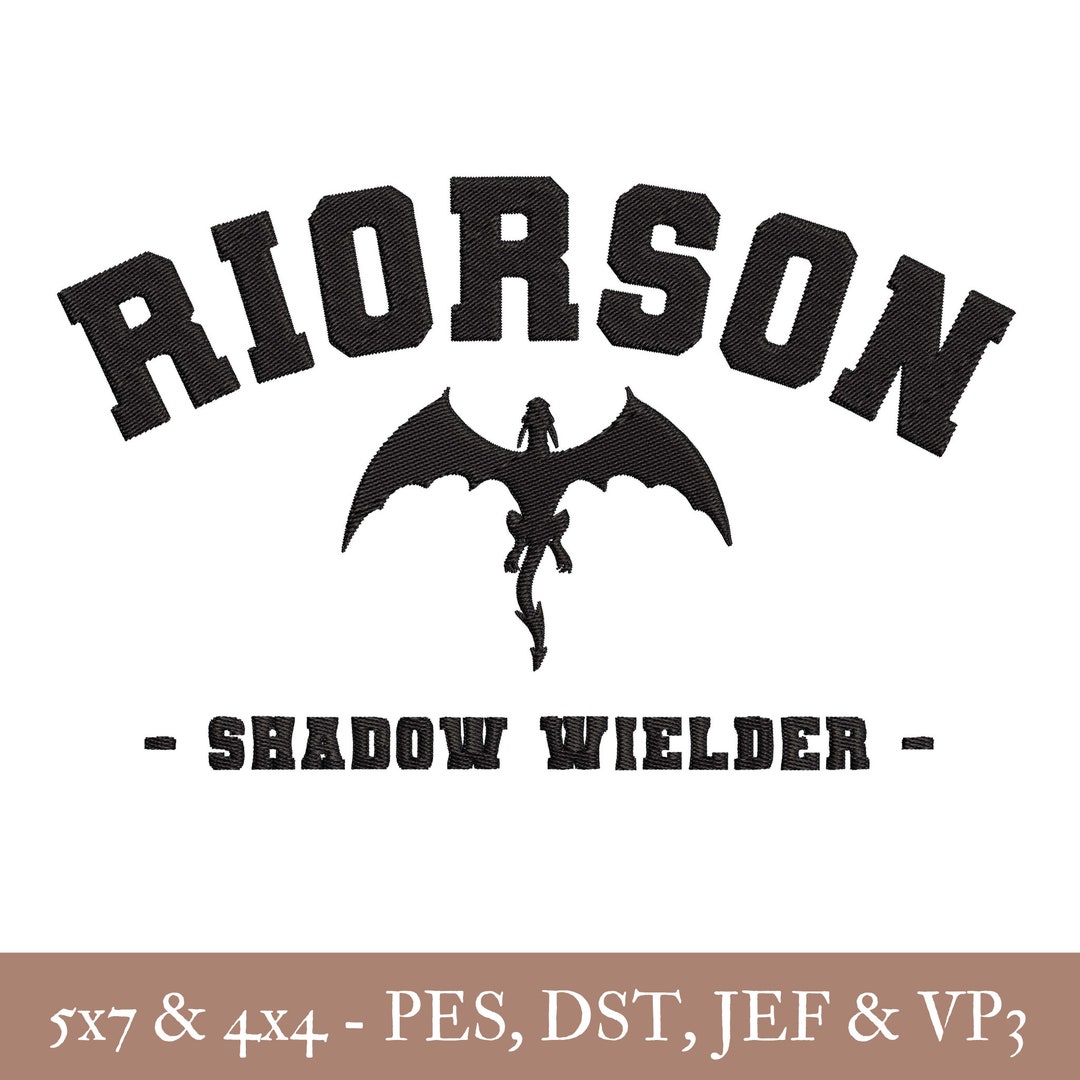 Fourth Wing Inspired Machine Embroidery Design File 5x7 & 4x4 PES DST ...