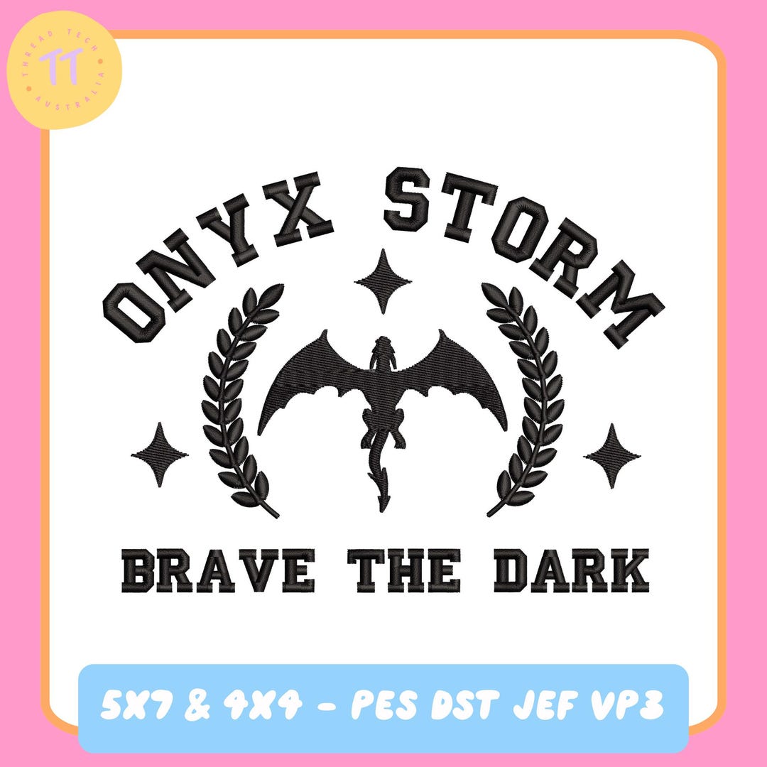 Fourth Wing Inspired | Machine Embroidery Design File | 5x7 4x4 | PES ...