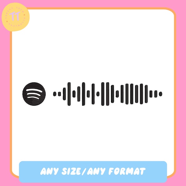 Spotify Song Code Embroidery - Etsy