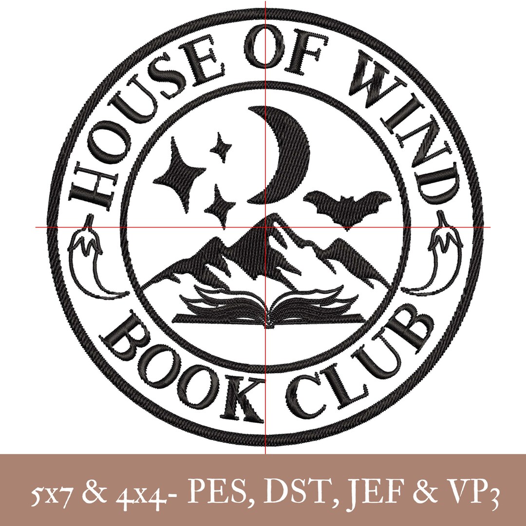House of Wind Acotar Inspired Machine Embroidery Design File 5x7 & 4x4 ...