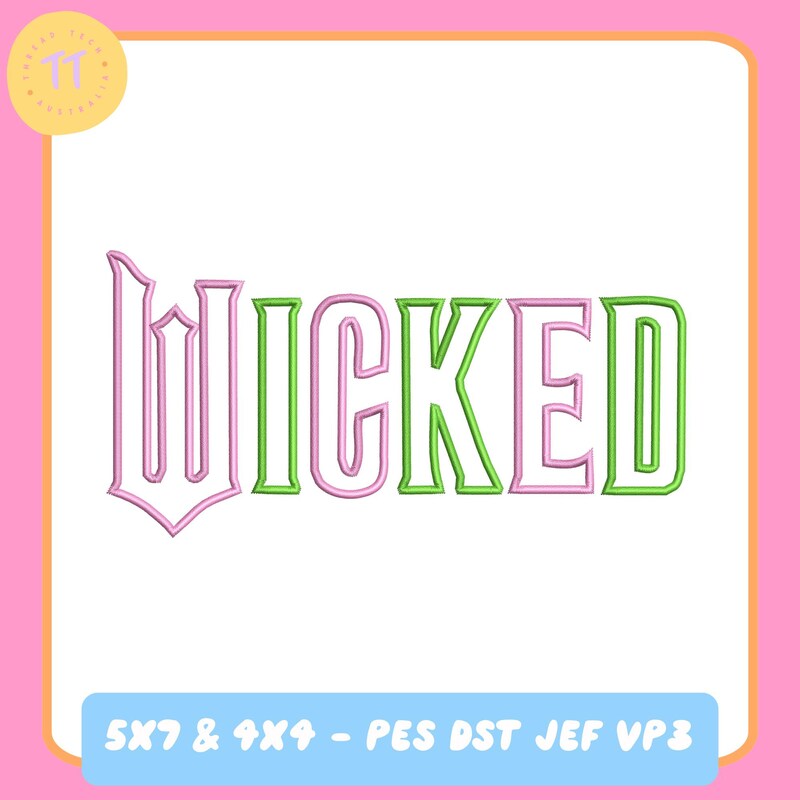 Wicked Embroidery for Machine - Etsy