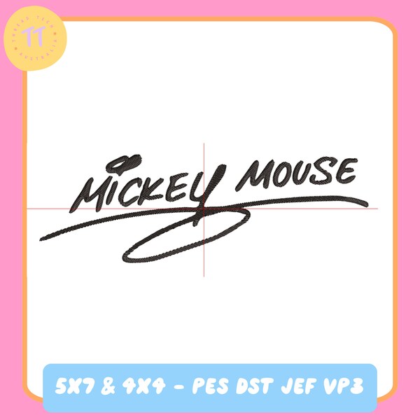 Mickey Signature - Etsy