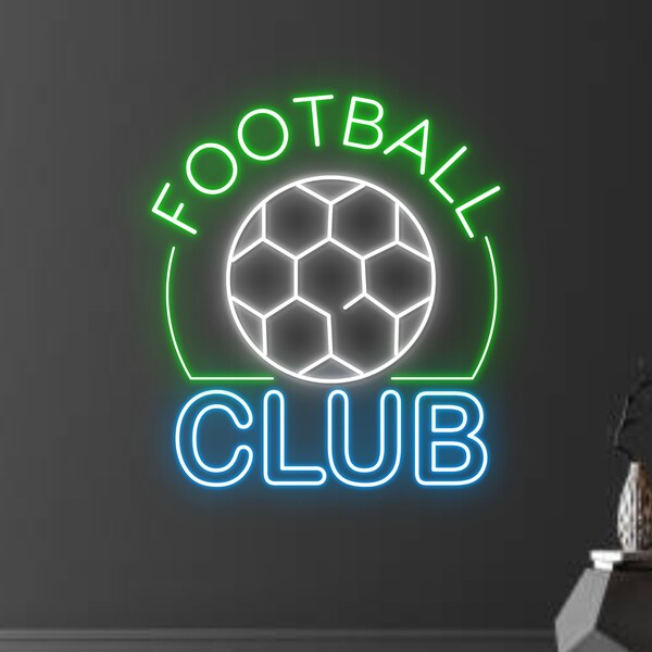 Neon Football Club - Etsy