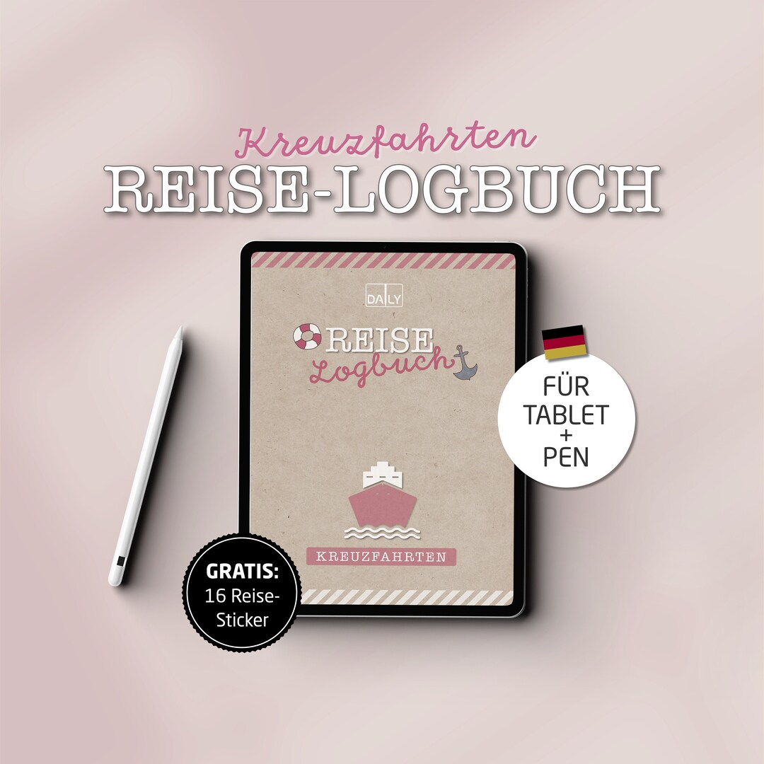 Digital Travel Logbook for Your Tablet, Cruise Album to Fill Out - Etsy