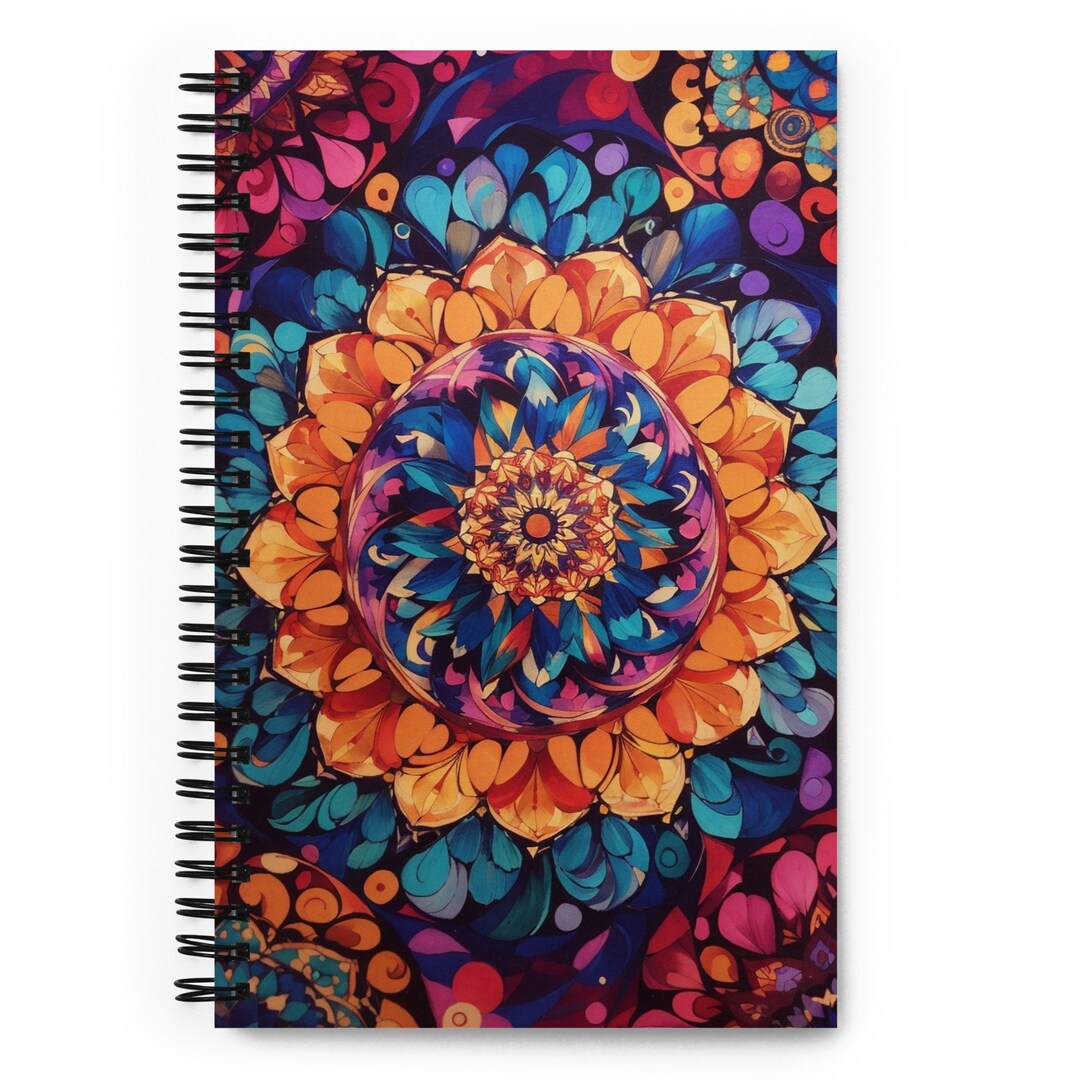 Boho Style Gypsy Chic Hippie Mandela Flower Daily Journal Dream Diary ...