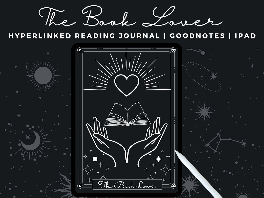 The Book Lover Journal | Interactive Book Tracker PDF | Digital Reading ...