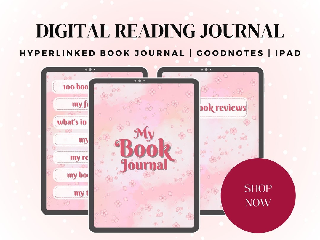 Digital Reading Journal PDF, Interactive Book Tracker, Digital Reading ...