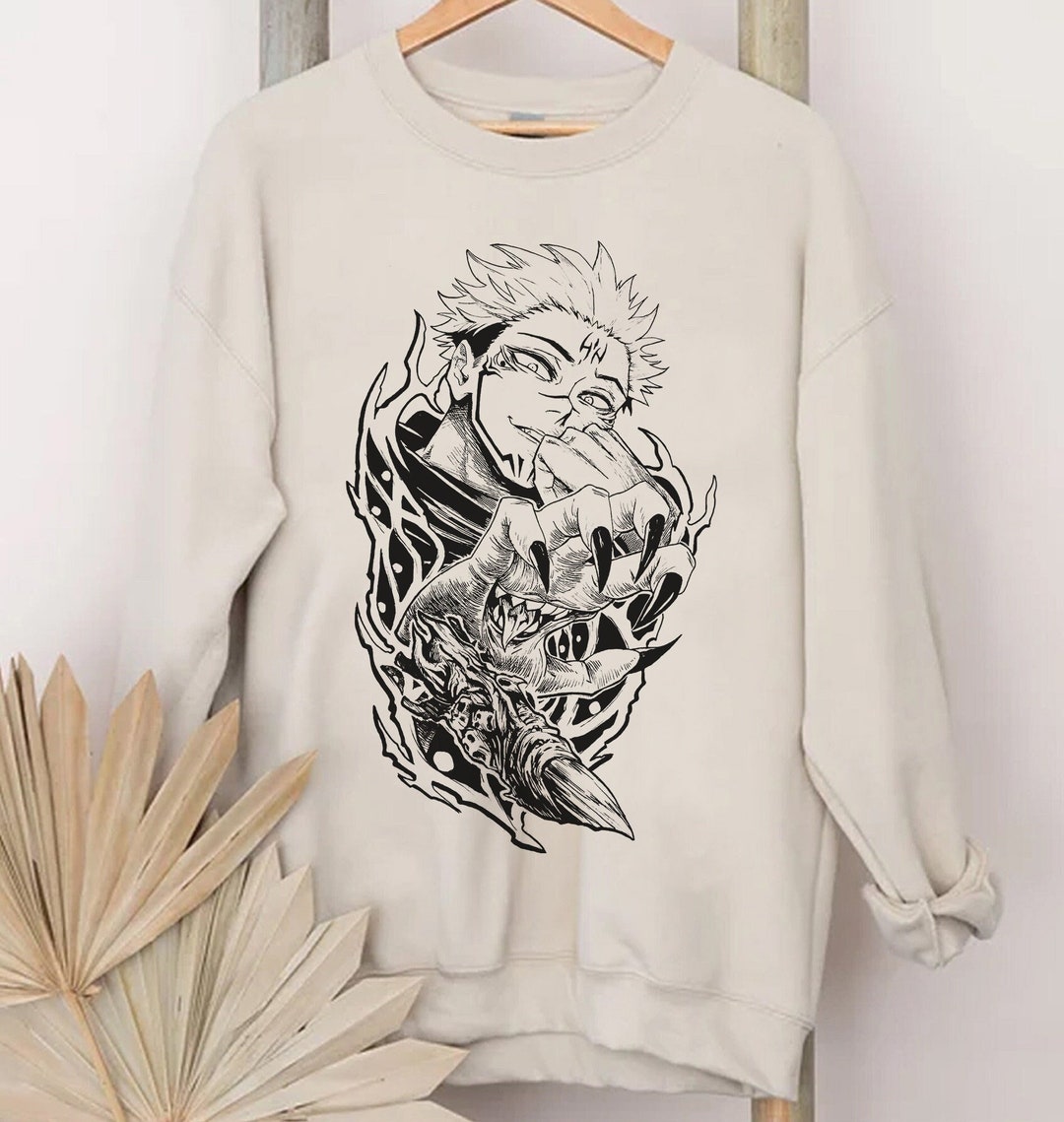 Ryomen Sukuna Shirt Sukuna Stare Shirt Sweatshirt Hoodie - Etsy