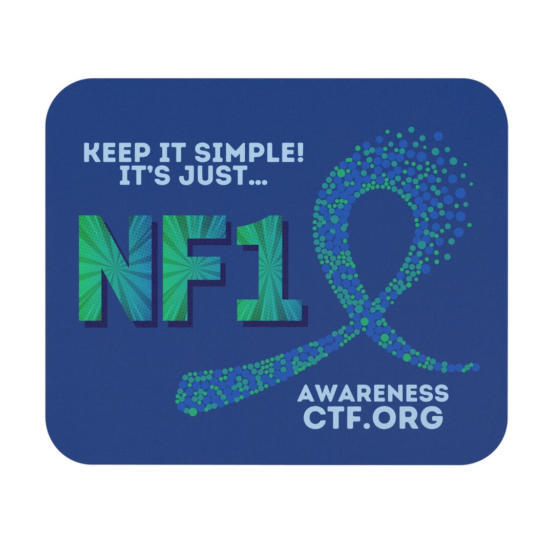 Navy Keep It Simple NF1 Mouse Pad, Motivational NF1 Quote, Fight for ...