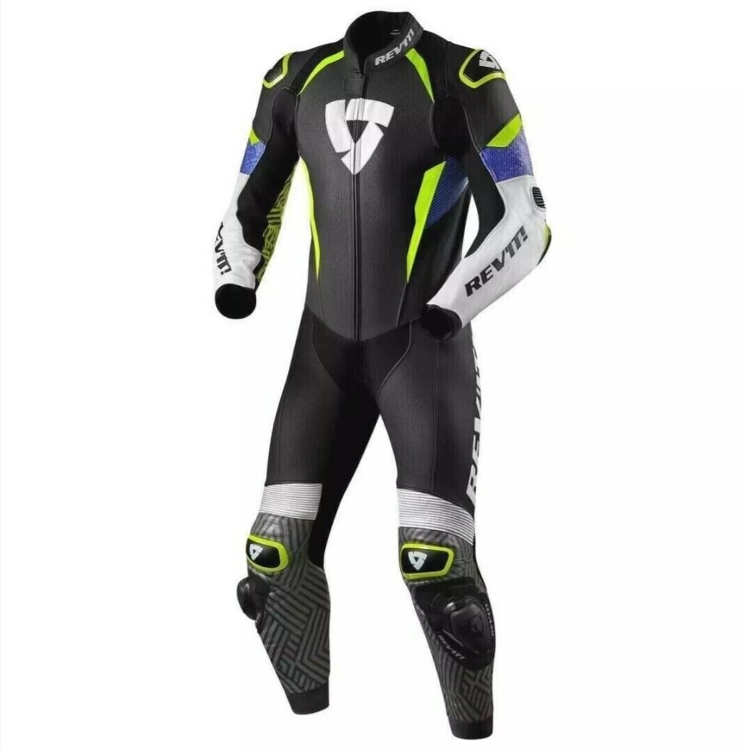 Revit Motorcycle Suit Motorbike Suit Cowhide Leather Bikers Racing Suit ...