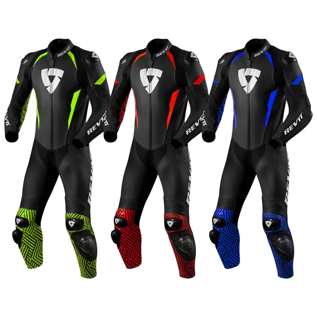 Revit Motorcycle Suit Motorbike Suit Cowhide Leather Bikers Racing ...