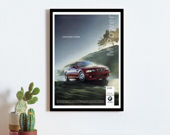 BMW E46 M3 Introduce Your Heart to Your Throat Laguna Seca Blue 8x10 ...