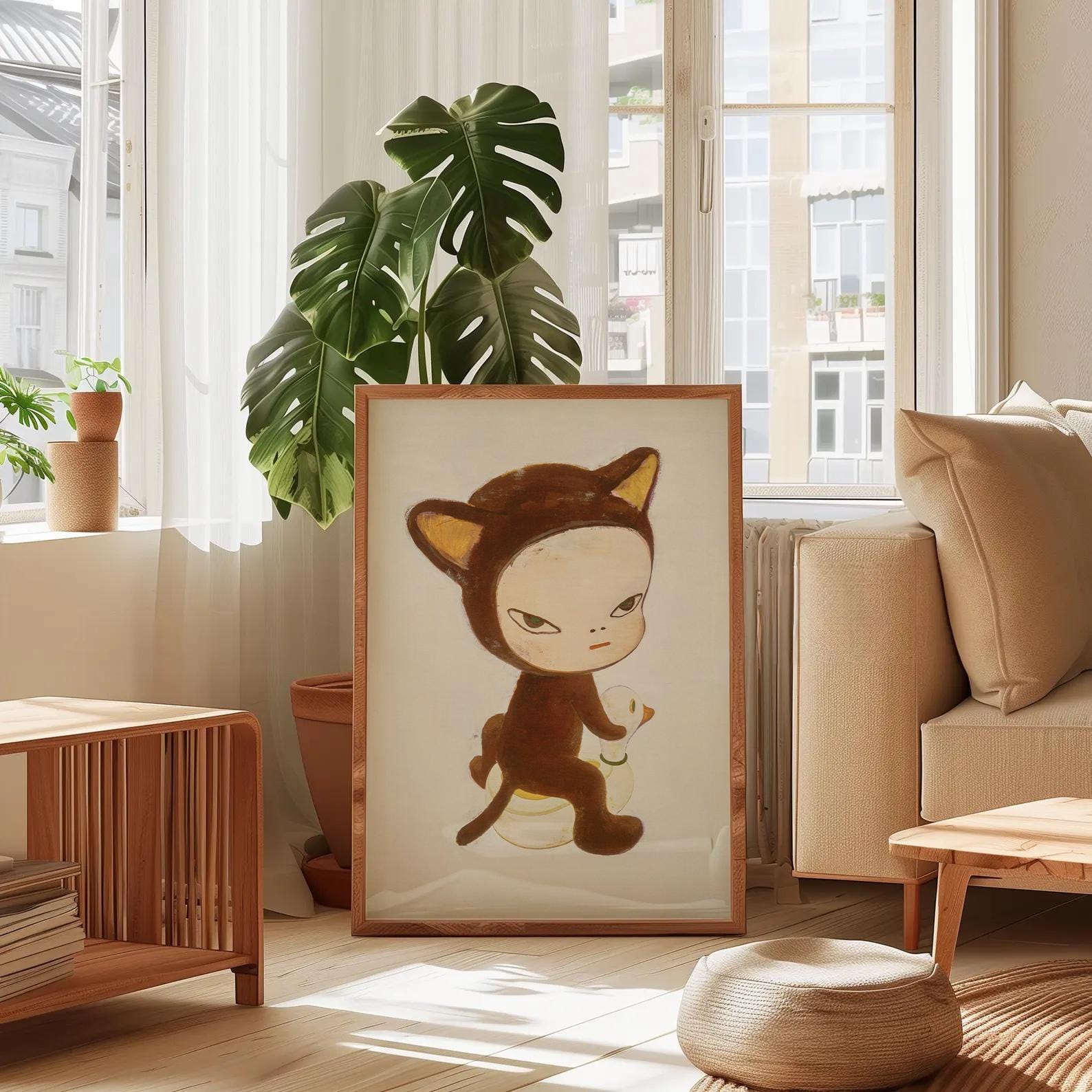 Yoshitomo Nara - Harmless Kitty Poster Artwork Art Print - Etsy