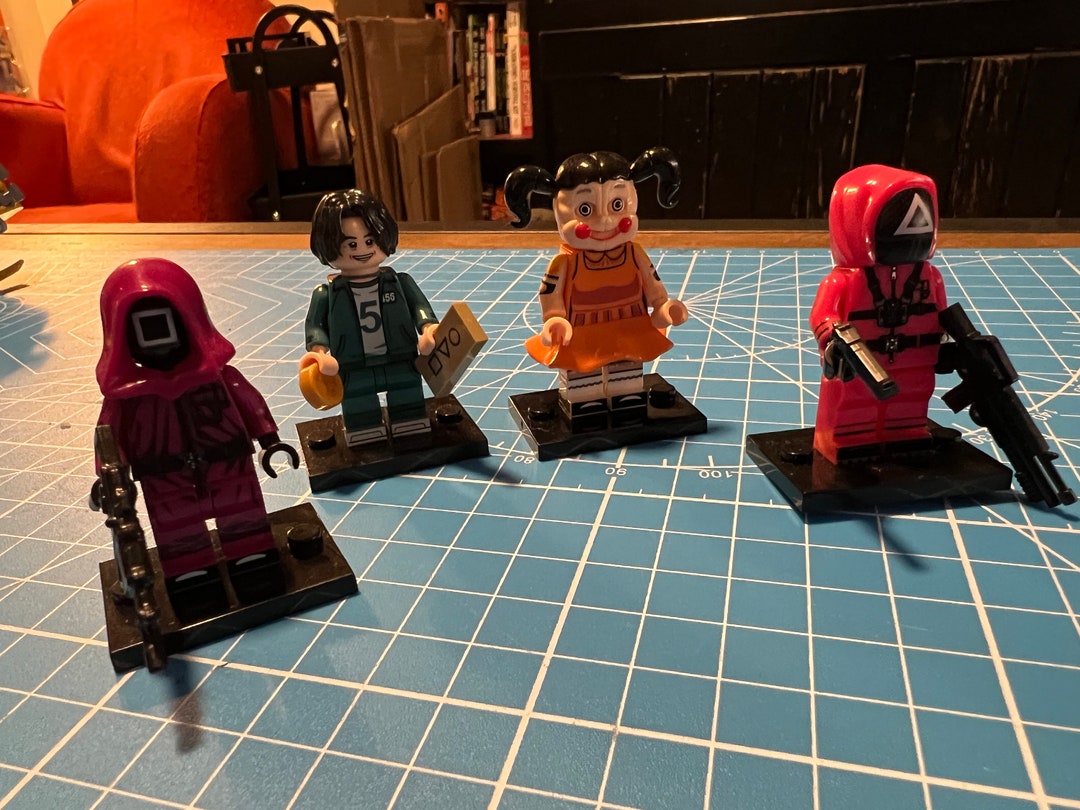 Squid Game Lego-like Minifigs - Etsy