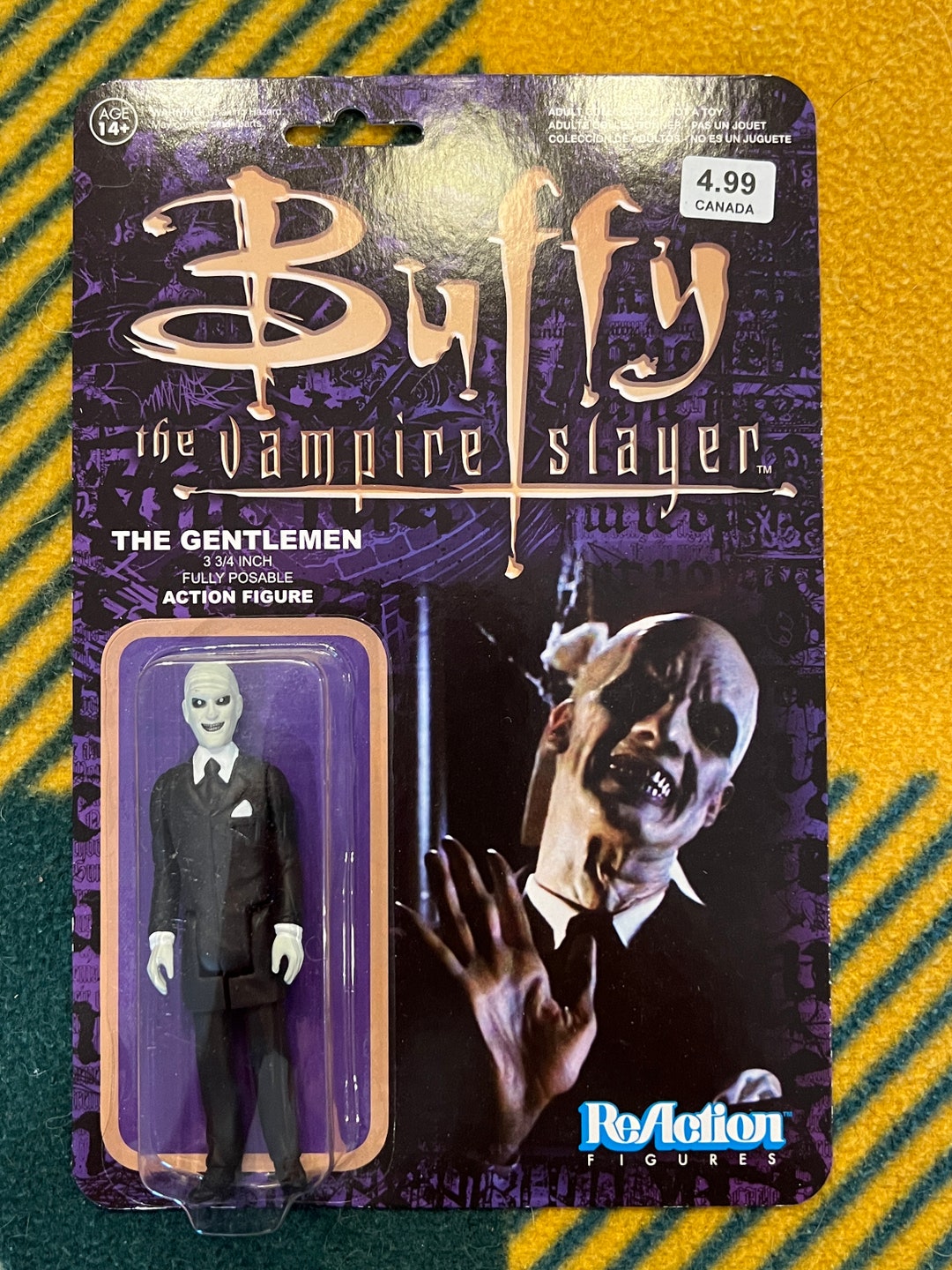 The Gentlemen Buffy the Vampire Slayer 3.75 Action Figure Summers TV Series Fox Reaction Super7 ...