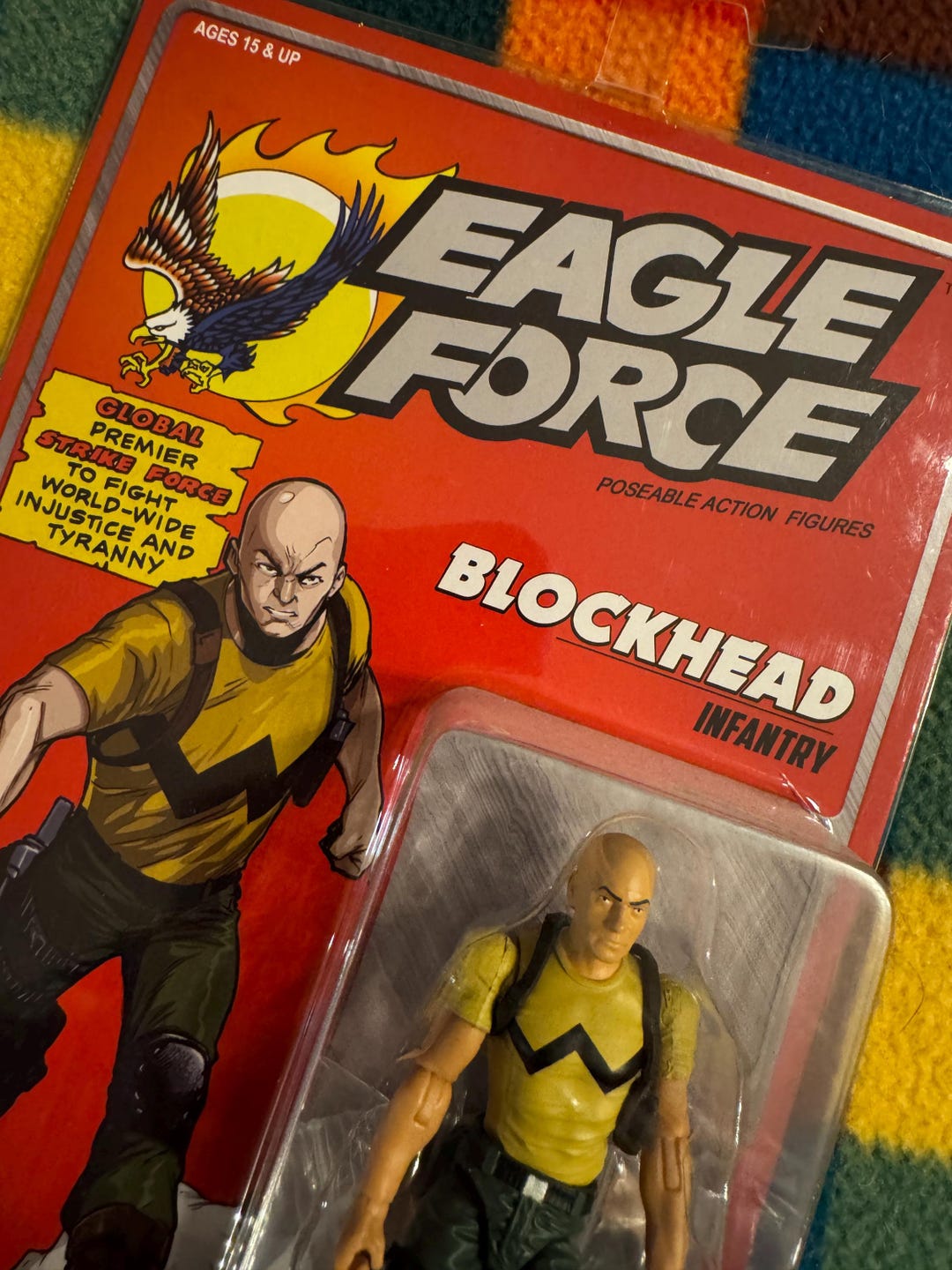 Eagle Force Blockhead 4 Inch Infantry With Dog MOC - Etsy