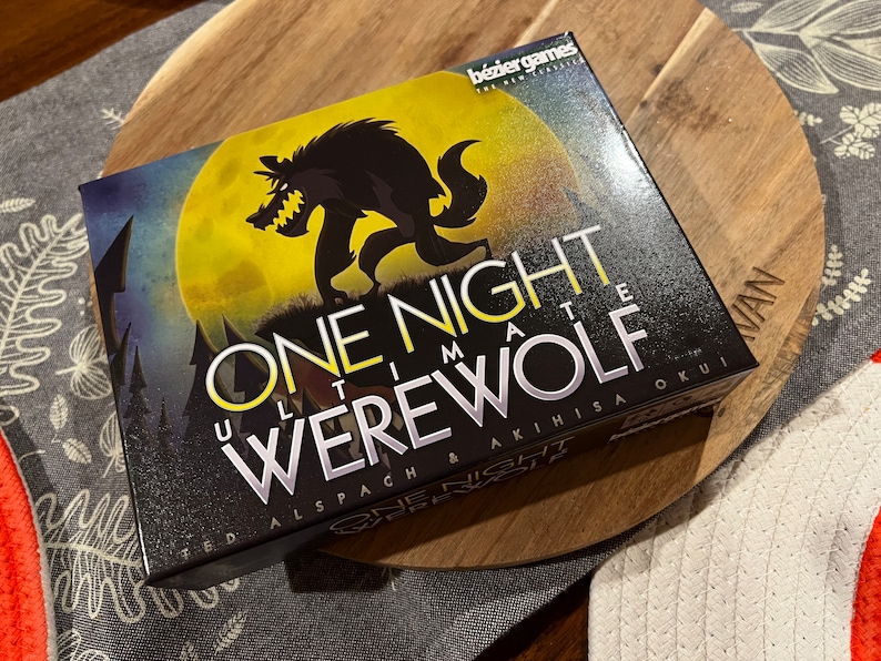 One Night Ultimate Werewolf Card Game Loose and Complete - Etsy