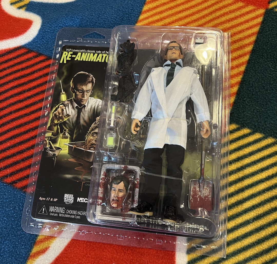 NECA Reanimator Movie Dr Herbert West 7 Clothed Action Figure MIB ...