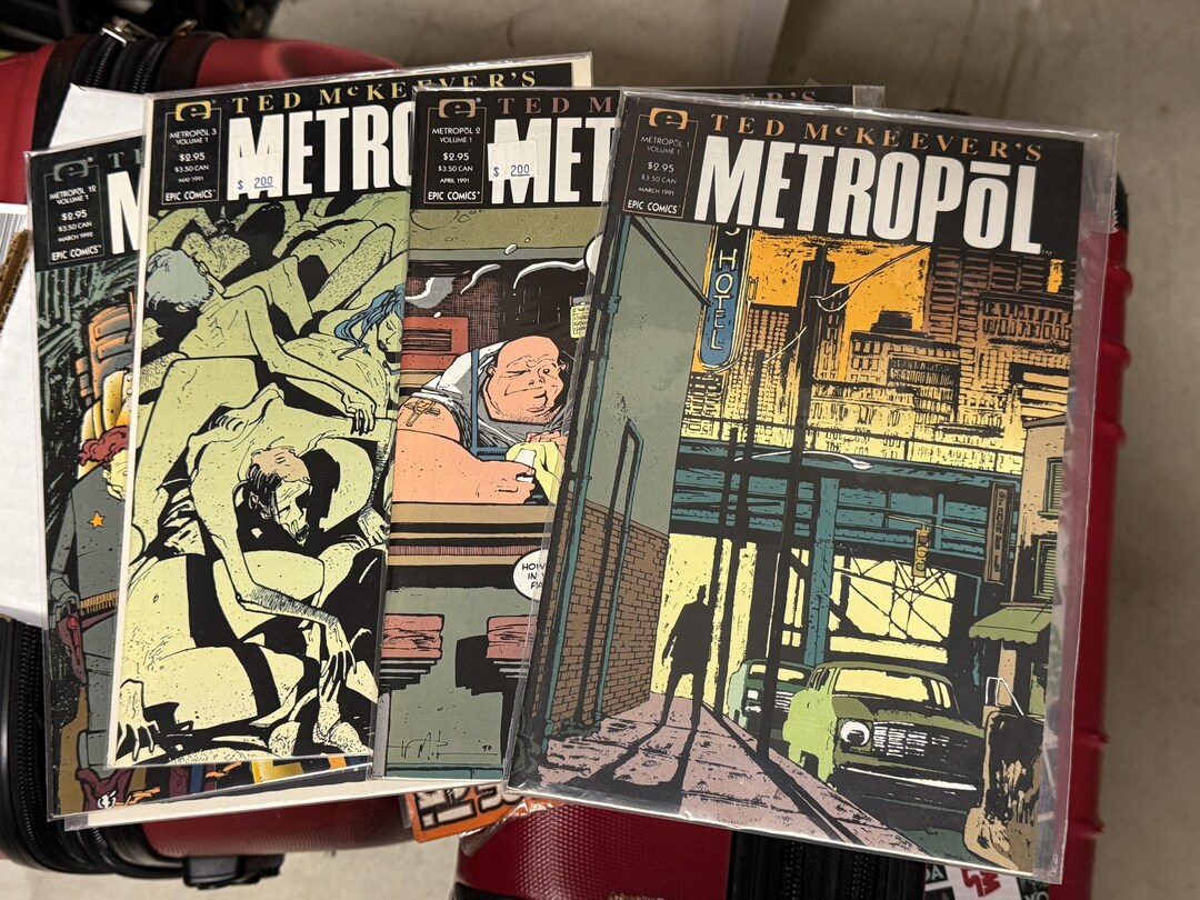 Ted Mckeever Bundle Metropol 1 3 & 12 Epic Comics, Transit 1 Vortex ...