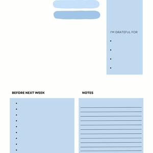 Daily Digital Planner, Simple Minimalistic Digital Planner, Self-care ...