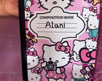 Personalized Composition Notebook, Custom Name Notebook, Custom ...