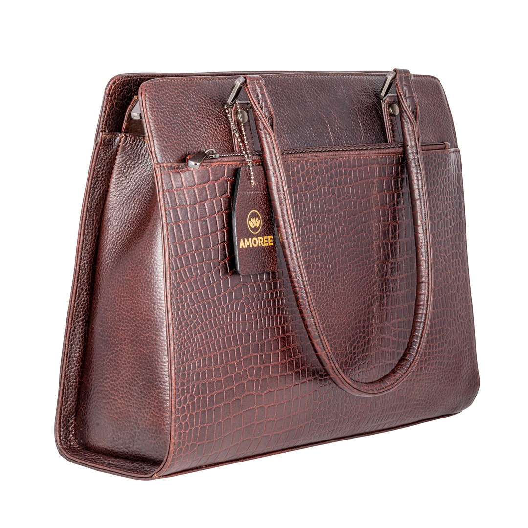 Tote Bag for Women Office Bag for Working Women Full Grain - Etsy