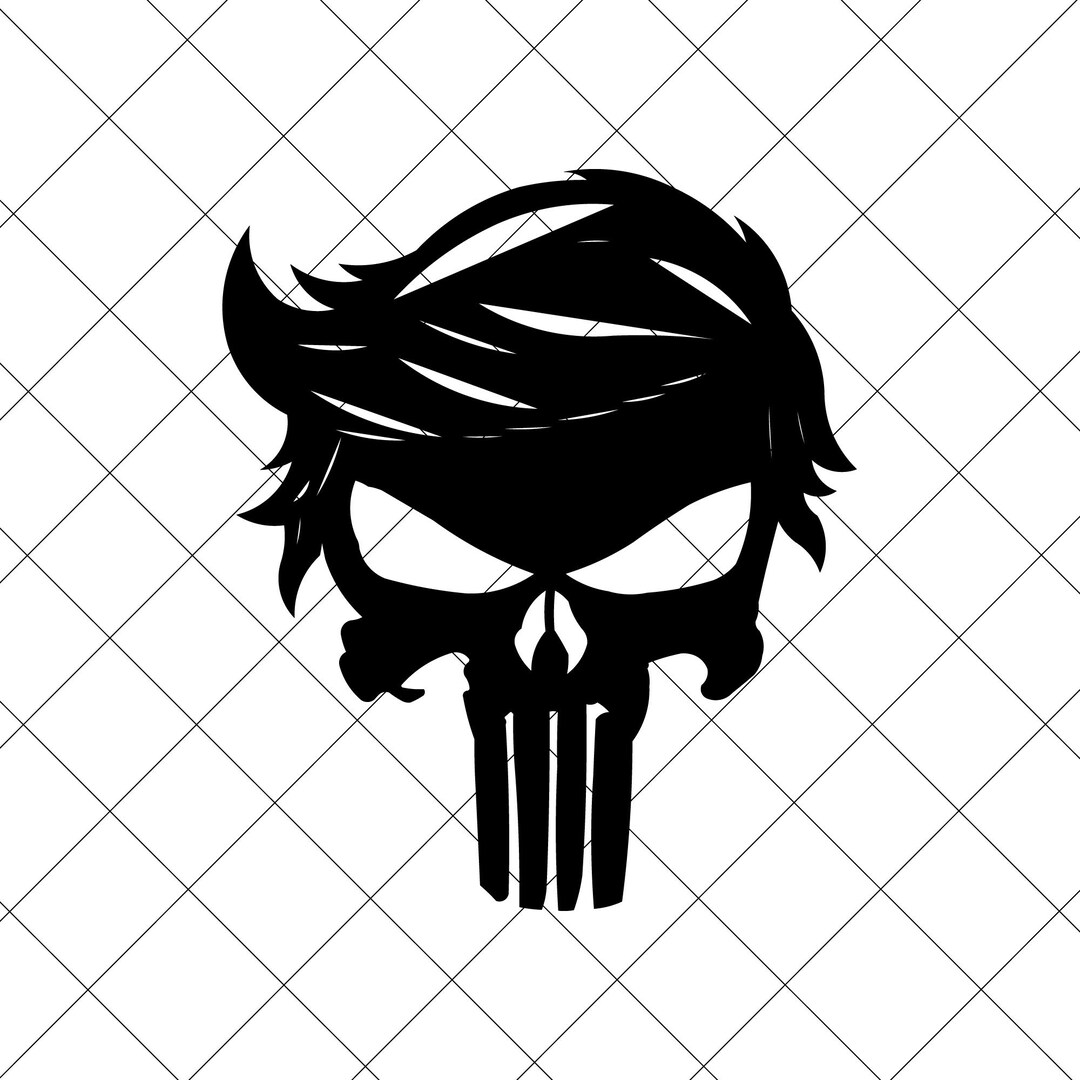 Trump's Criminal Skull Silhouette Trump Mugshot Guilty - Etsy