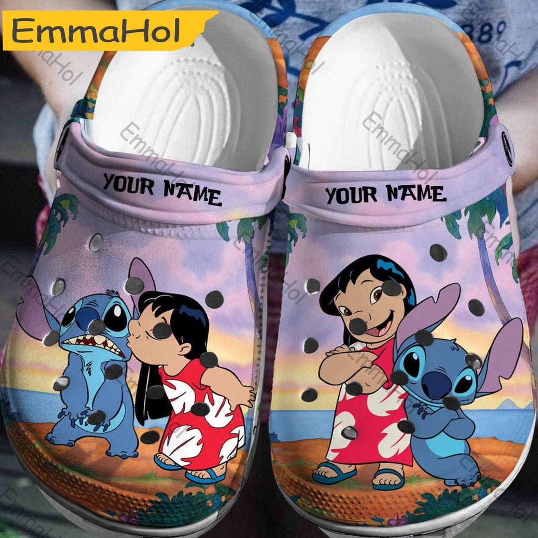 Cute Stitch Shoes Disney Lilo and Stitch Custom Shoes Lilo - Etsy
