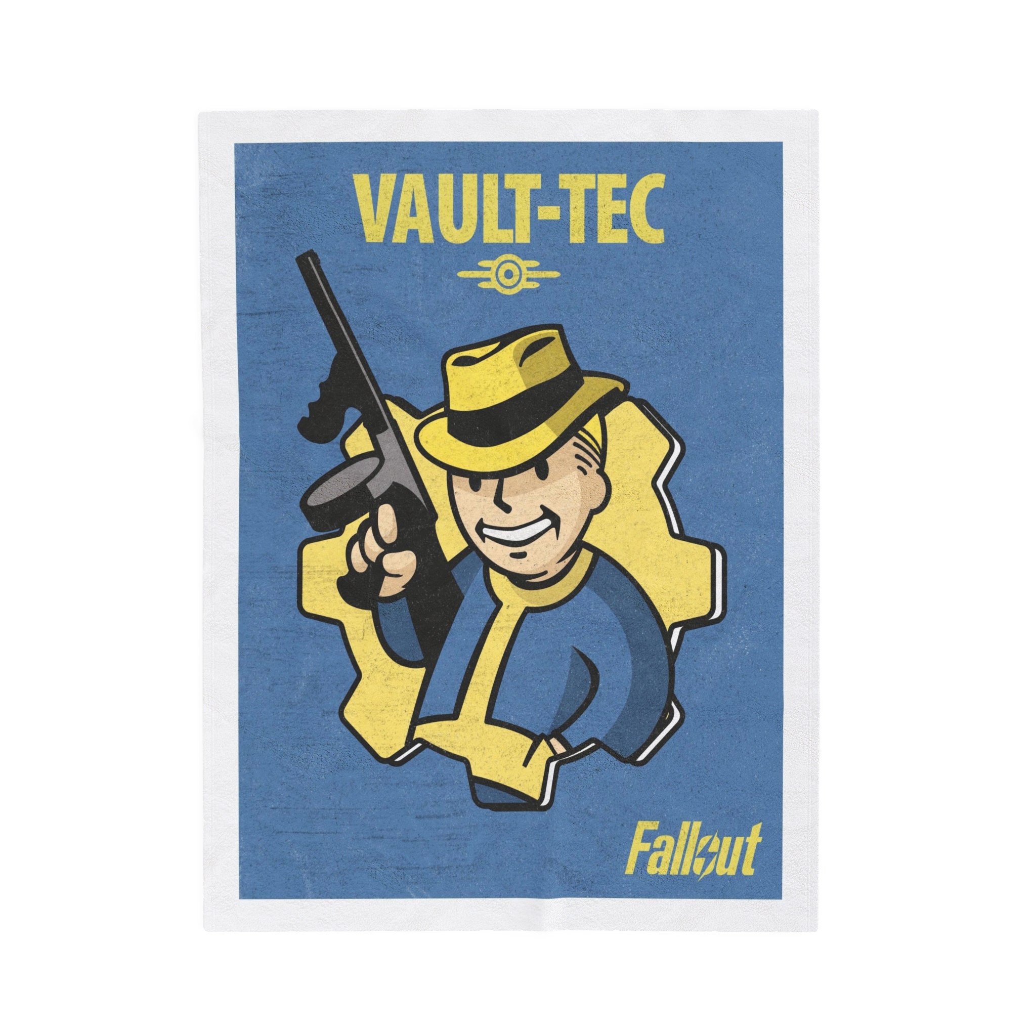 Fallout Vault Boy Plush Blanket in Multiple Sizes for Gamers Cozy ...