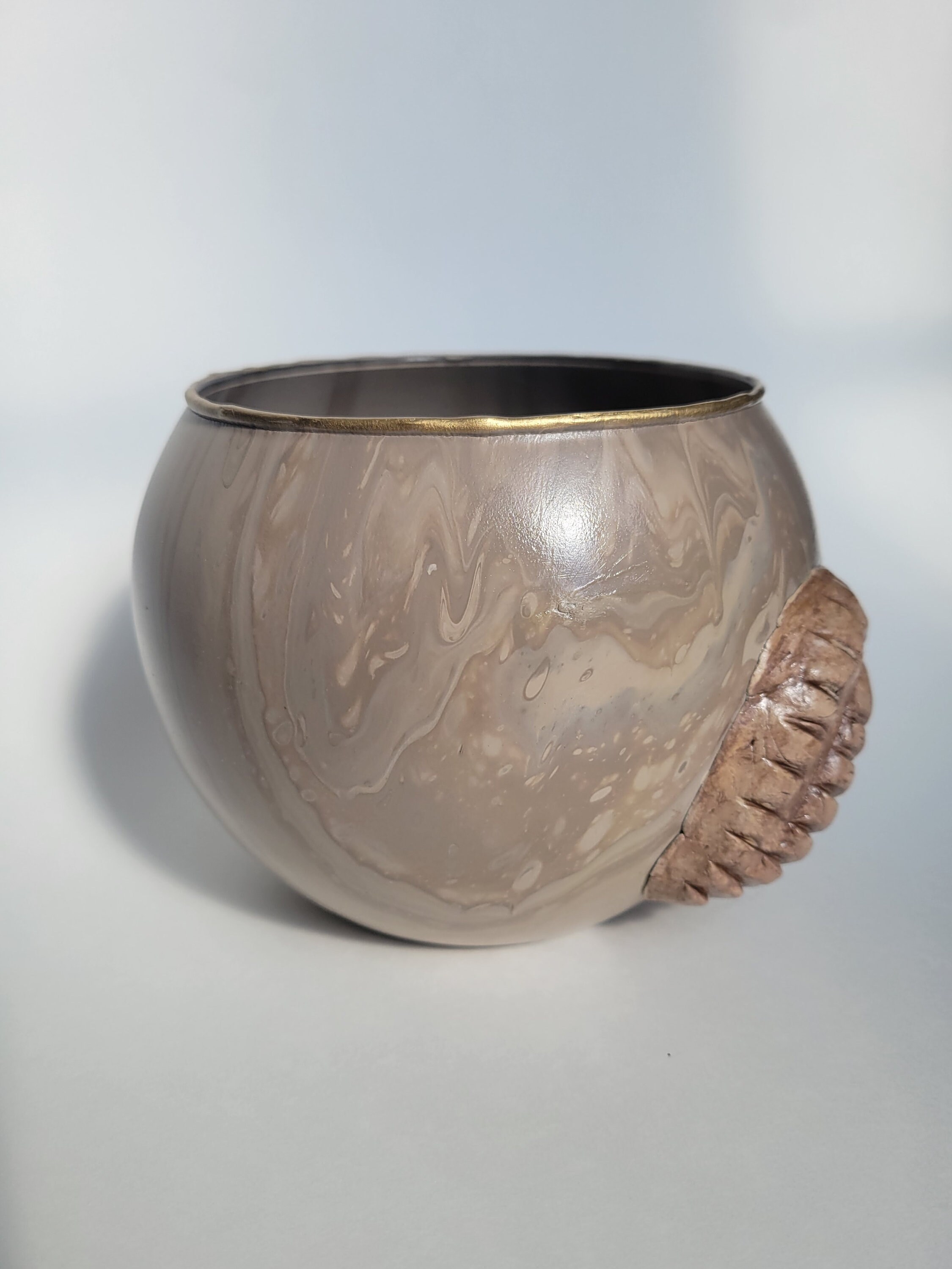 Trilobite Fossil Replica Glass Vase Handmade Dinosaur and Paleontology ...