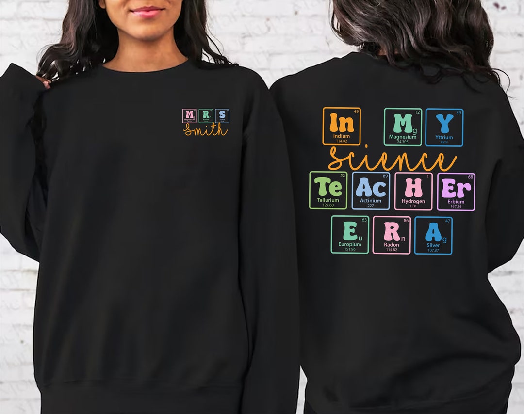 Custom Science Teacher Era Shirt Science Teacher Gift - Etsy