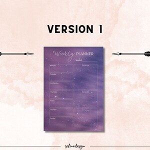 Weekly Landscape Planner Printable Weekly Plan With Landscape Weekly ...