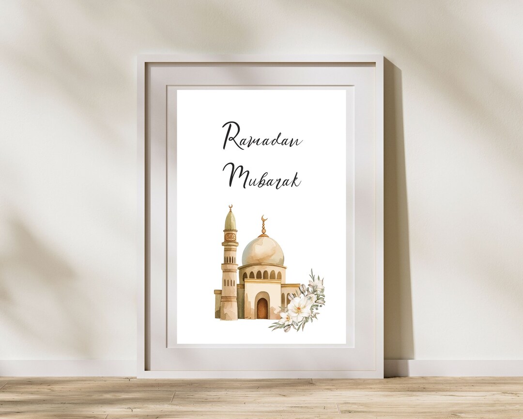 Ramadan Wall Art Printable Eid Wall Art Ramadan Wall Decor Ramadan ...