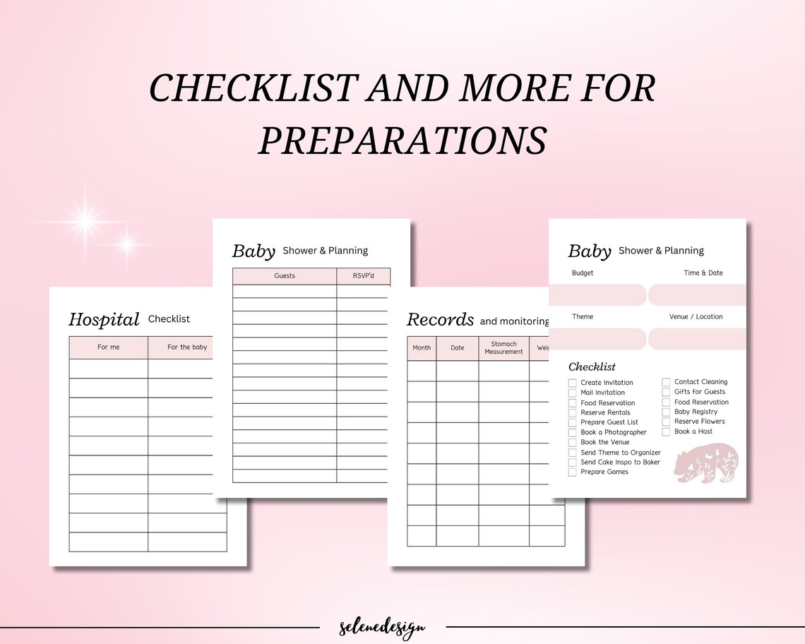 Pregnancy Planner Printable Pregnancy Journal Printable Pregnancy ...