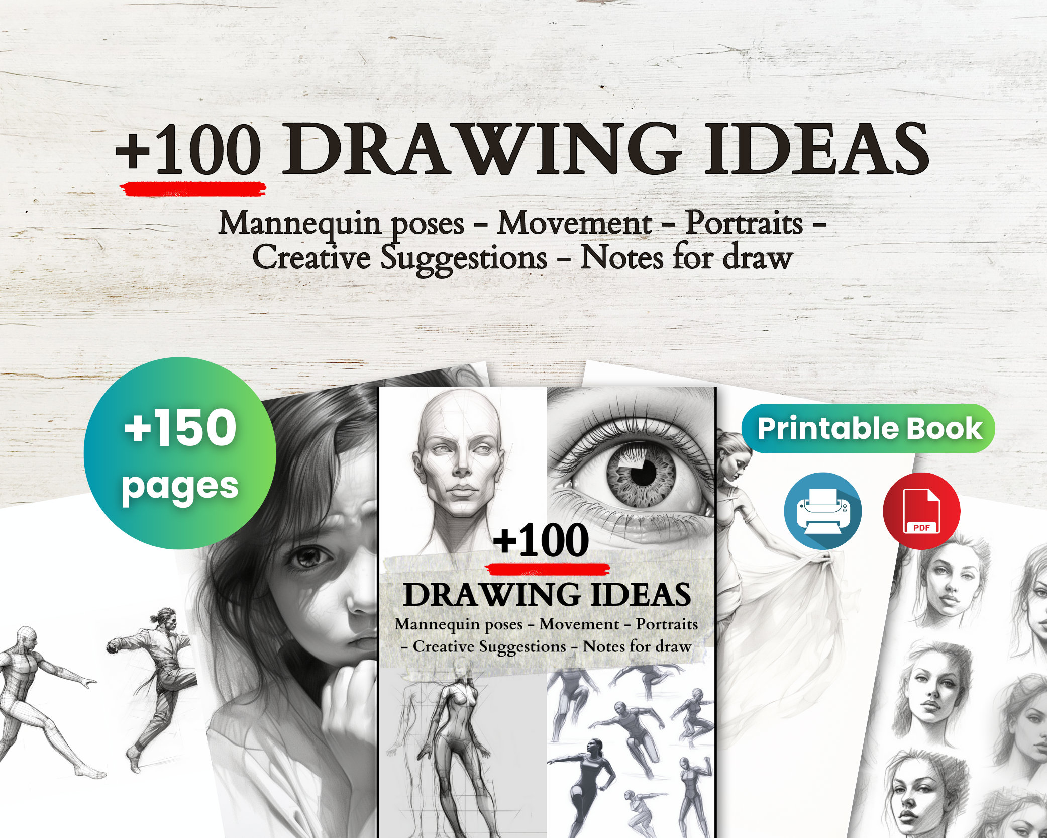 100 Creative Drawing Ideas