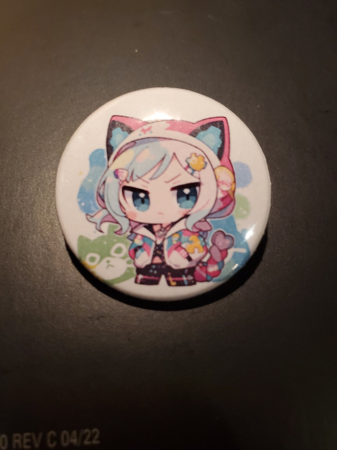 Chibi Anime Cat Girl Pin - Etsy