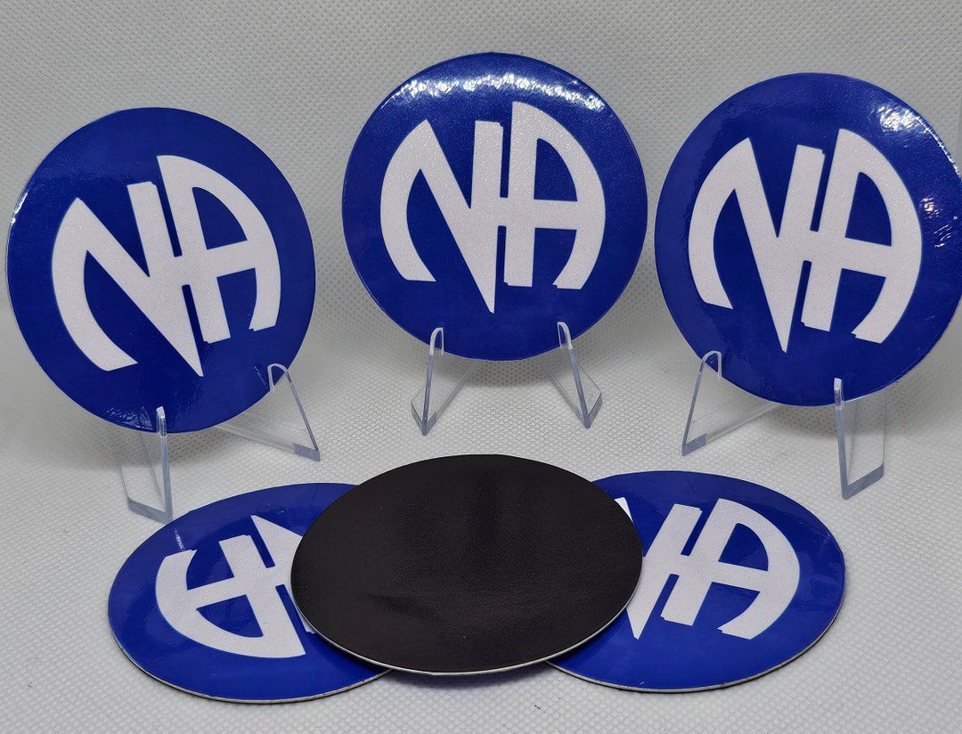 Narcotics Anonymous Magnet: Blue N.A. Recovery Gift - Etsy