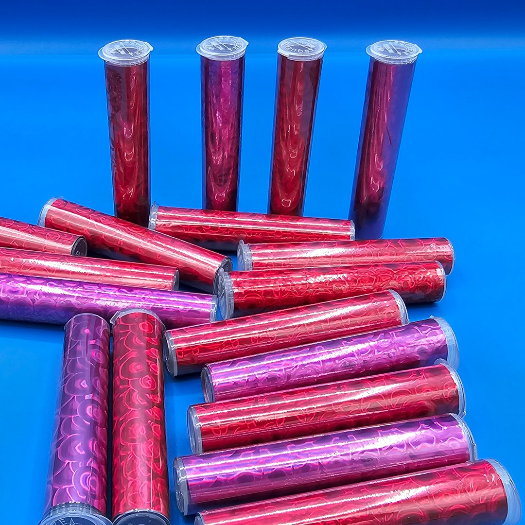 Holographic, Pop-top Tubes, Red,pink,smell-proof,child-resistant ...