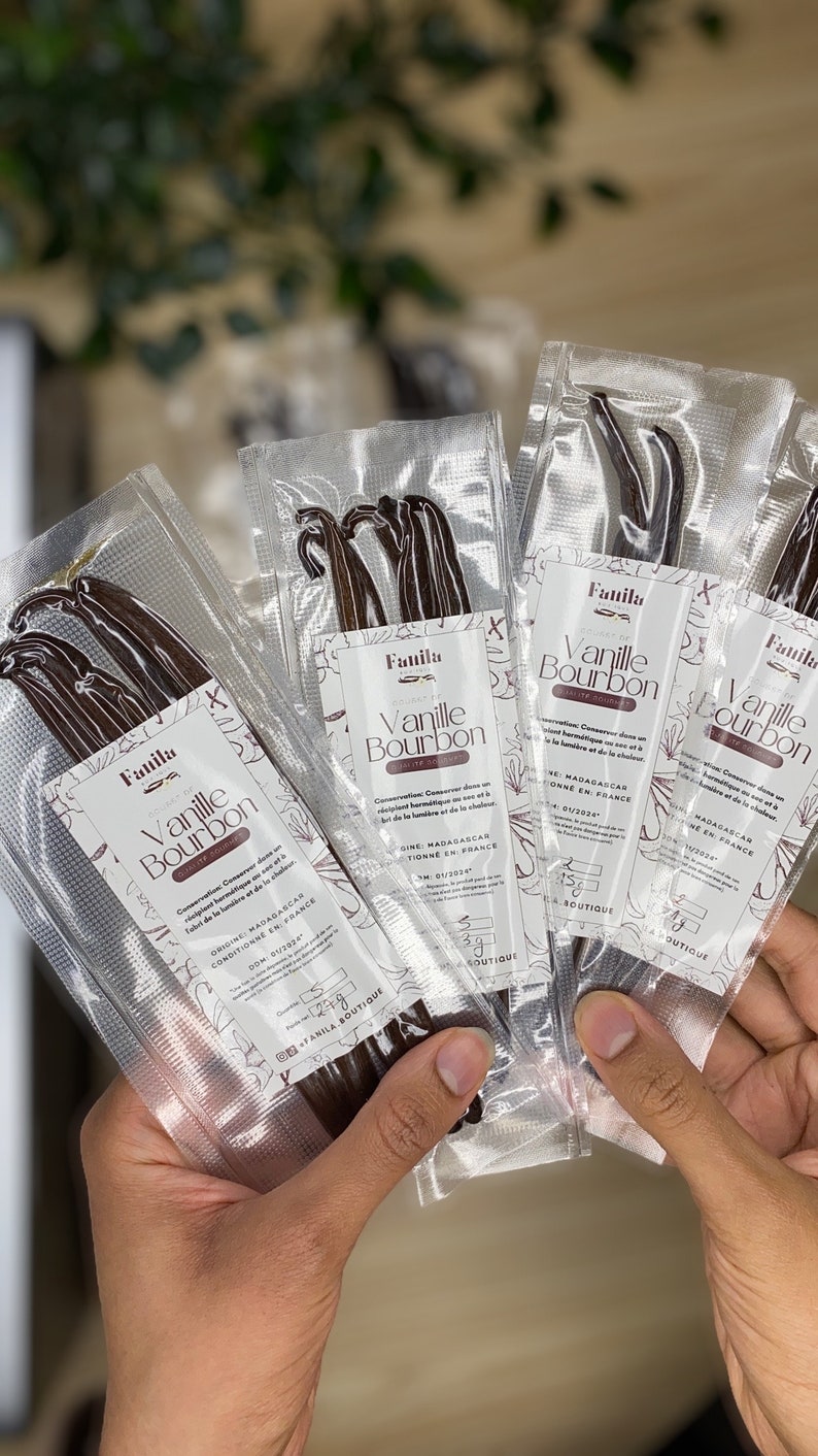 Lot of 10 Bourbon Vanilla Pods From Madagascar Gourmet Quality Grade A ...