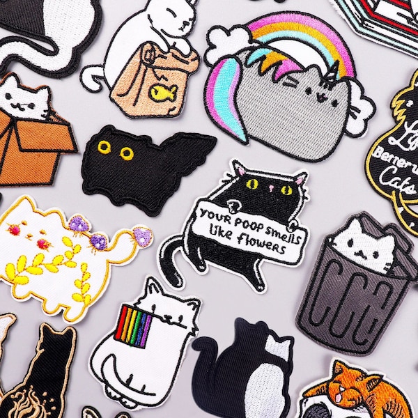 Cartoon Patches for Clothes - Etsy