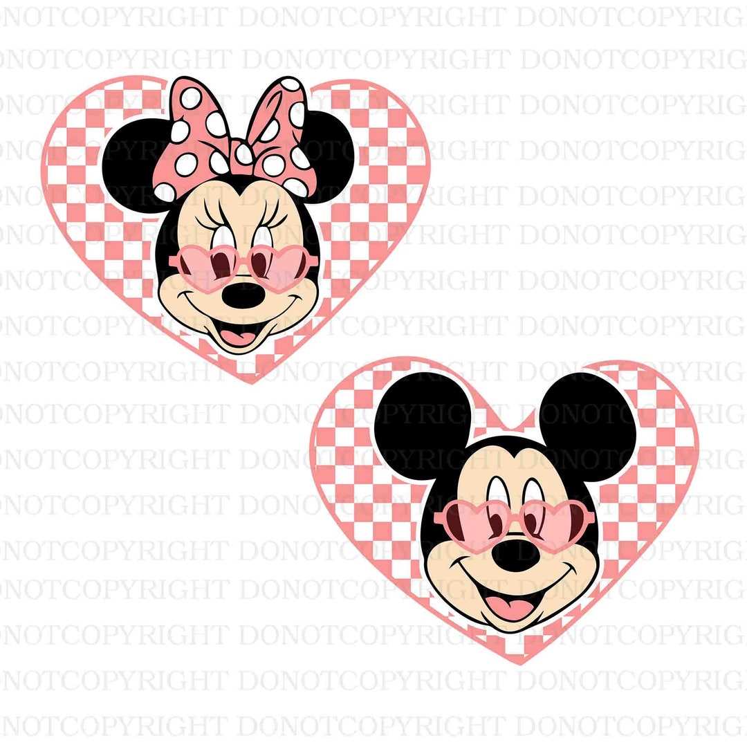 Valentines Mouse PNG, Retro Valentines Png, Cute Valentine Png, Magical ...
