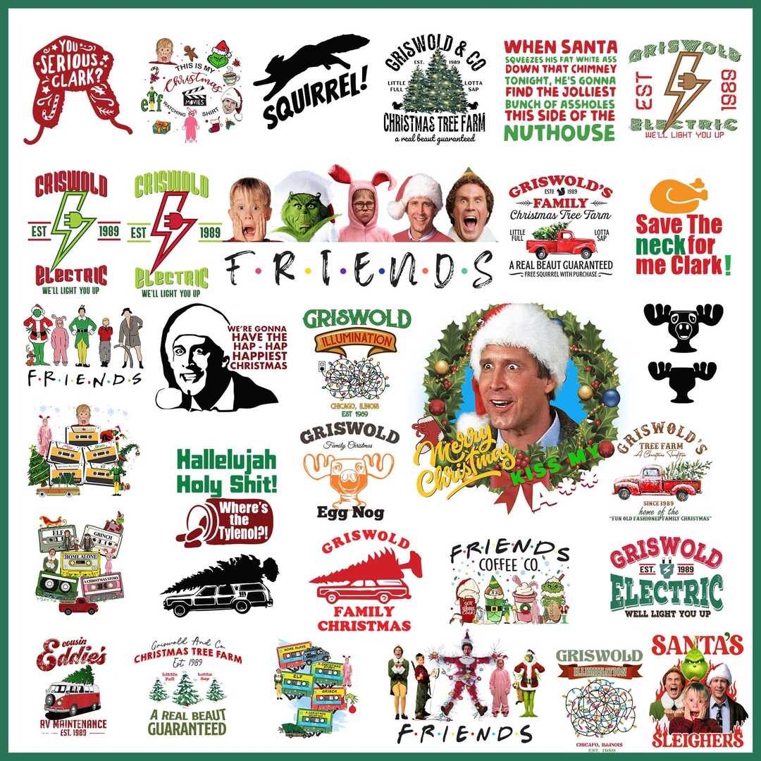 Christmas Vacation Png Bundle, Christmas Vacation Png, Christmas Family ...
