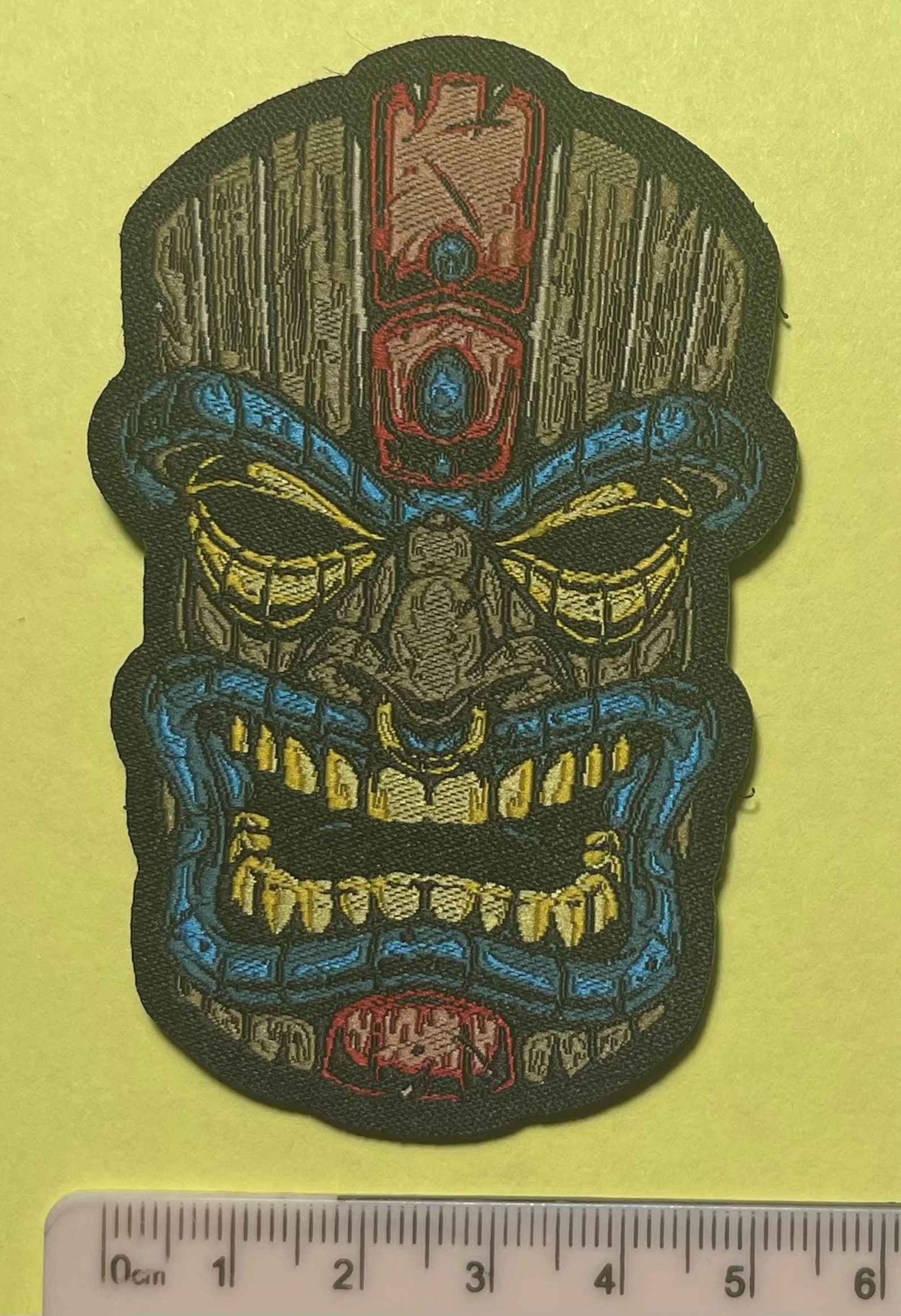 TIKI MAORI Patch I Embroidered Custom Patch I Hook N Loop Patch I ...