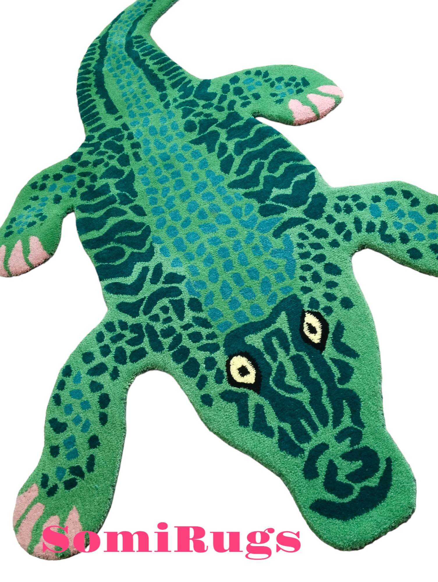 Crocodile Luxurious Rug 2x3 3x5 3x6 5x8 Hand Tufted Costom Rug Wool ...