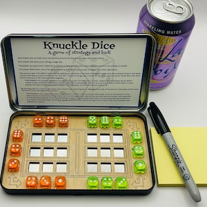 Knuckle Dice - Travel Game - Etsy