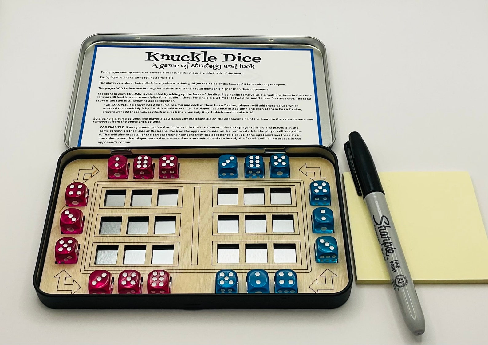 Knuckle Dice - Travel Game - Etsy