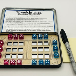 Knuckle Dice - Travel Game - Etsy
